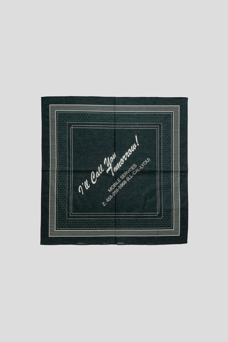 I'll Call You Tomorrow Uniform Bandana – Foosh