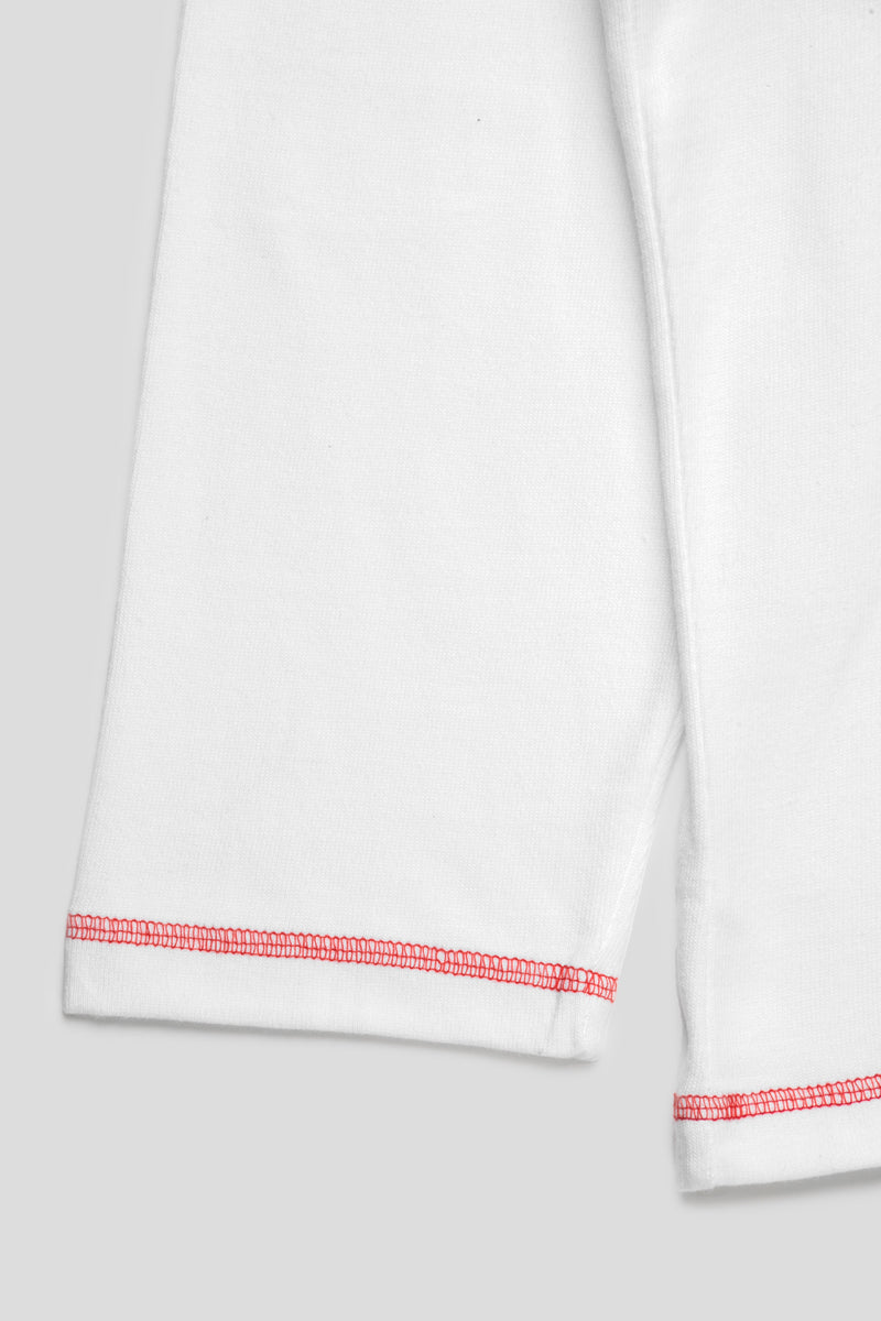 Obey Aaron Contrast Stitch Longsleeve 'White' – Foosh
